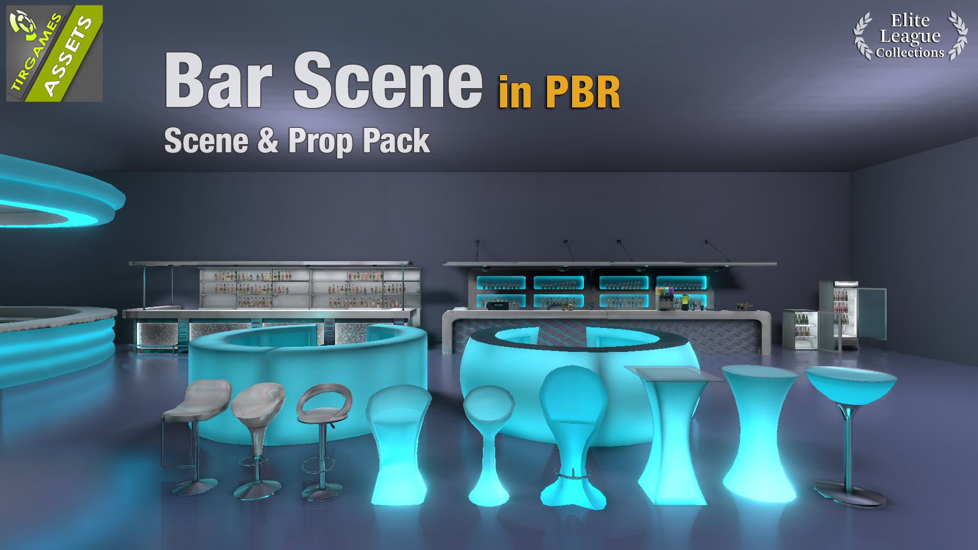 پک صحنه آماده بار با تکسچر های PBR برای برنامه iclone