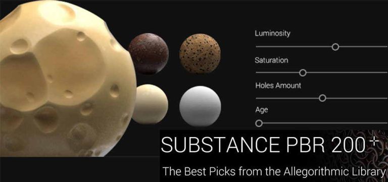 مگا پک بیش از 200 تکسچر جذاب PBR برای برنامه iclone